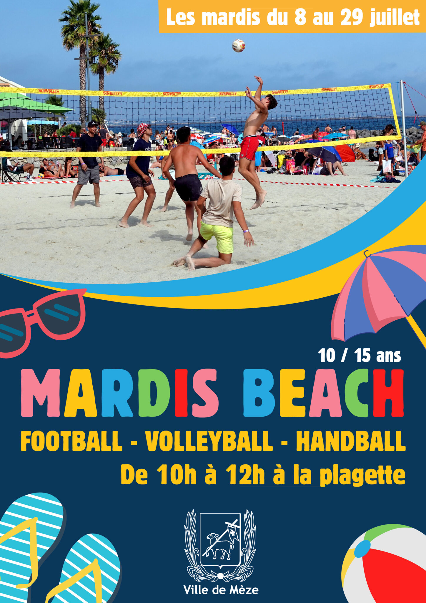 Le retour des Mardis Beach - Ville de Mèze