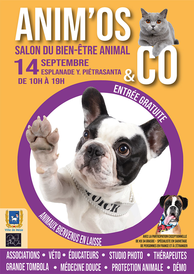 ANIM'OS et compagnie : le salon du bien-être animal de Mèze - Ville de Mèze