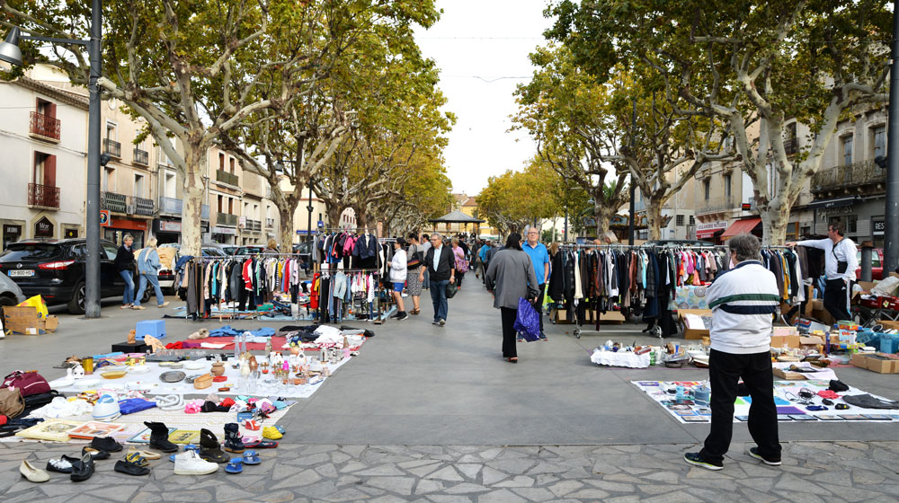 Infos : marchés aux puces - Ville de Mèze