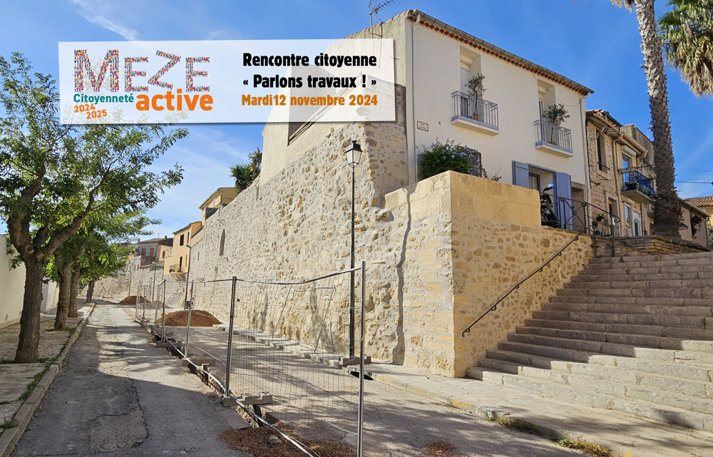 Ville de Mèze - une lagune pour horizon